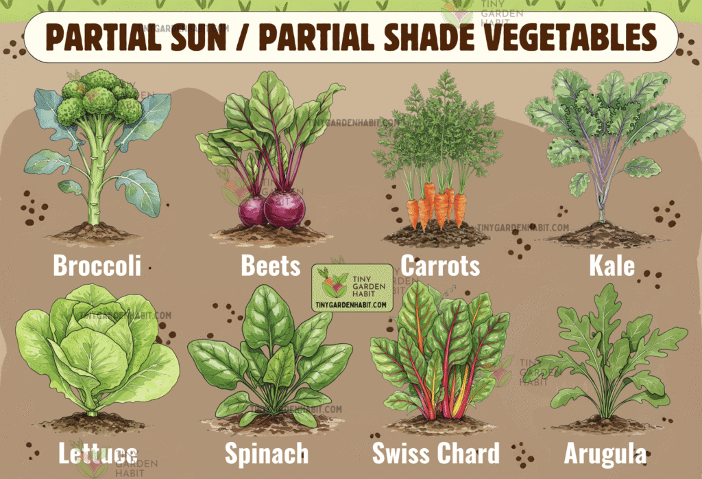 How Much Sun Do Vegetables Really Need? Easy Chart!
