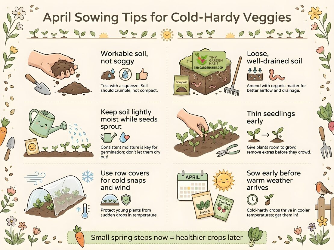 7 Cold-Hardy Vegetables to Plant in April Before Warm Weather Arrives