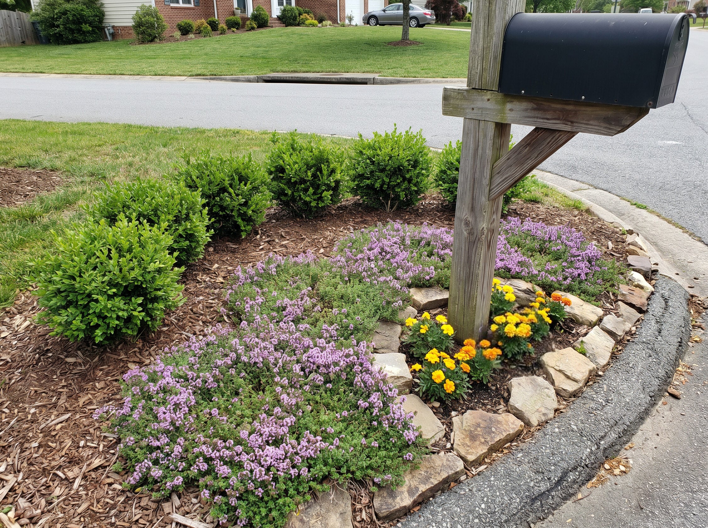 9 Mailbox Flower Bed Ideas That Look Beautiful All Summer